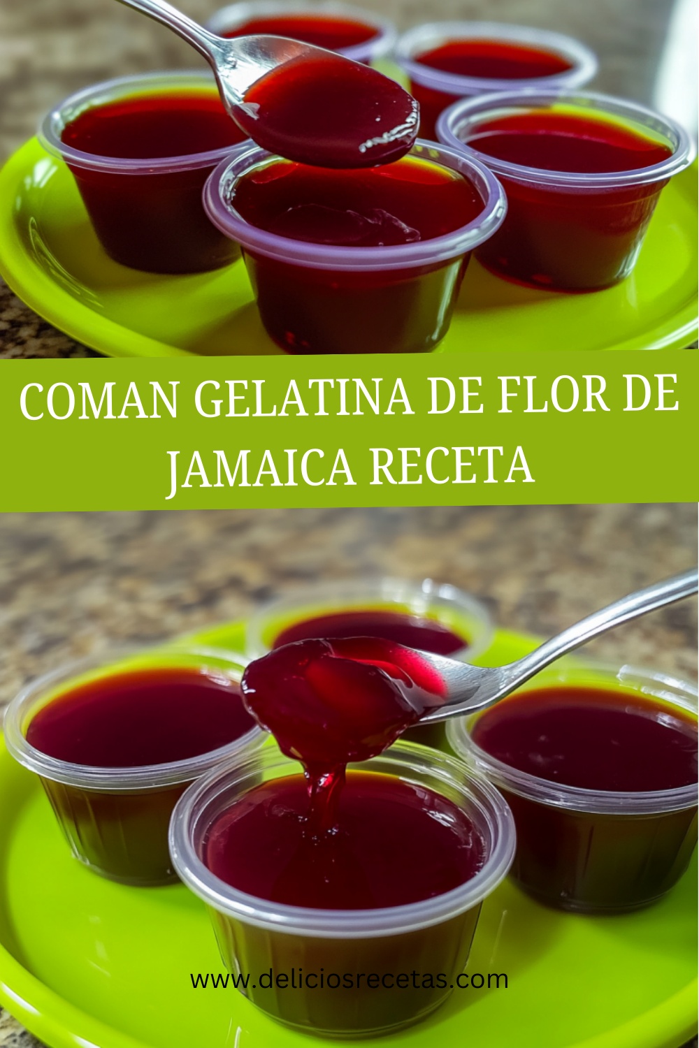 Como Hacer coman gelatina de Flor de Jamaica